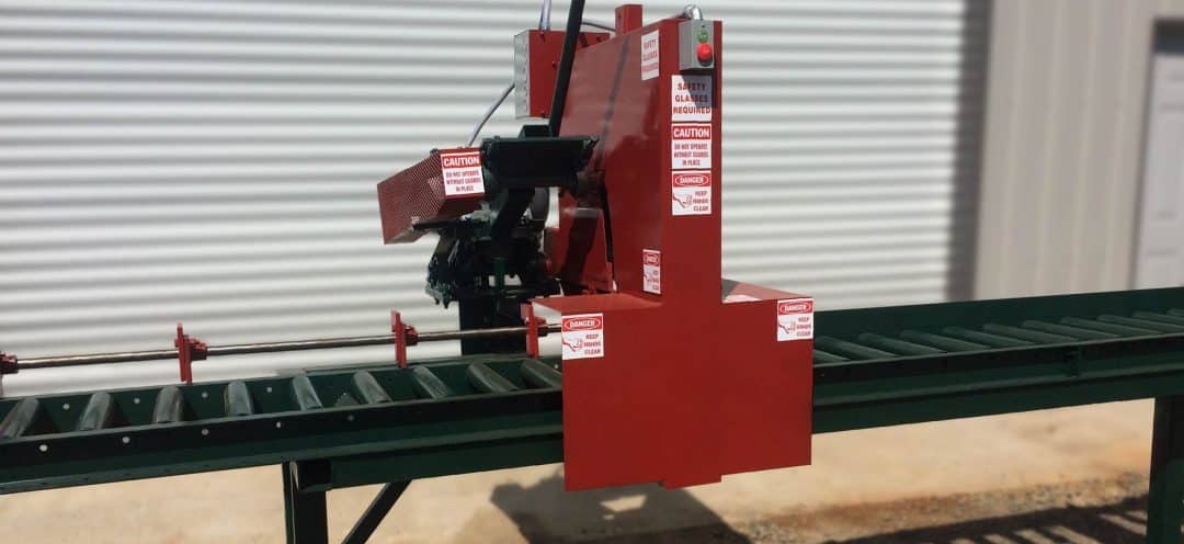 Morgan Chop Saw | Machinery for the Lumber, Pallet and Sawmill Industries