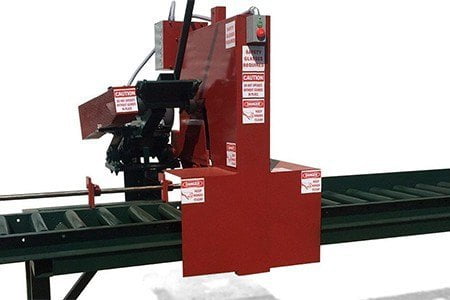 Morgan Chop Saw | Machinery for the Lumber, Pallet and Sawmill Industries